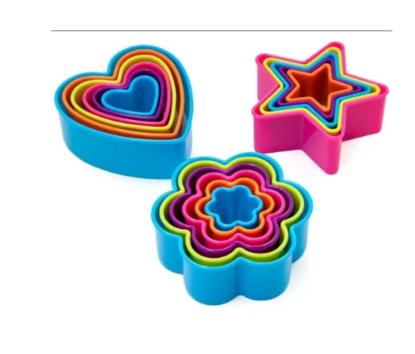 Assorted Color Plastic Cookie Cutter Set | Lazada PH