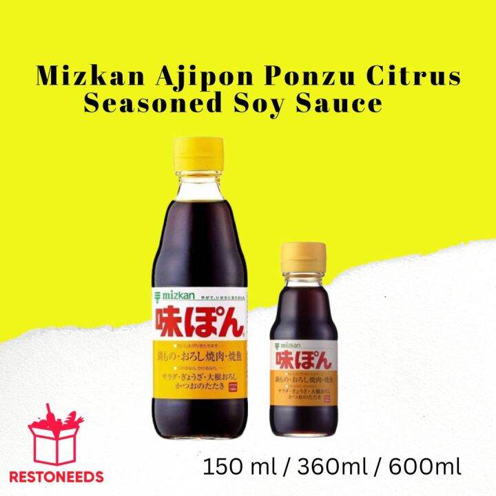 Mizkan Ajipon Ponzu Citrus Seasoned Soy Sauce 150 ml / 360ml / 600ml | Lazada PH
