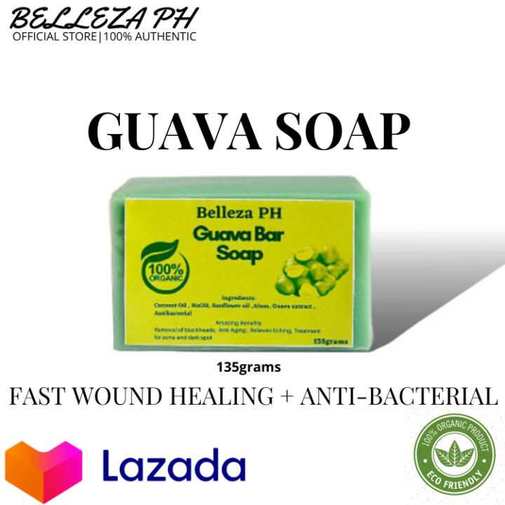Belleza PH guava soap for skin and allergy, wound healing ...