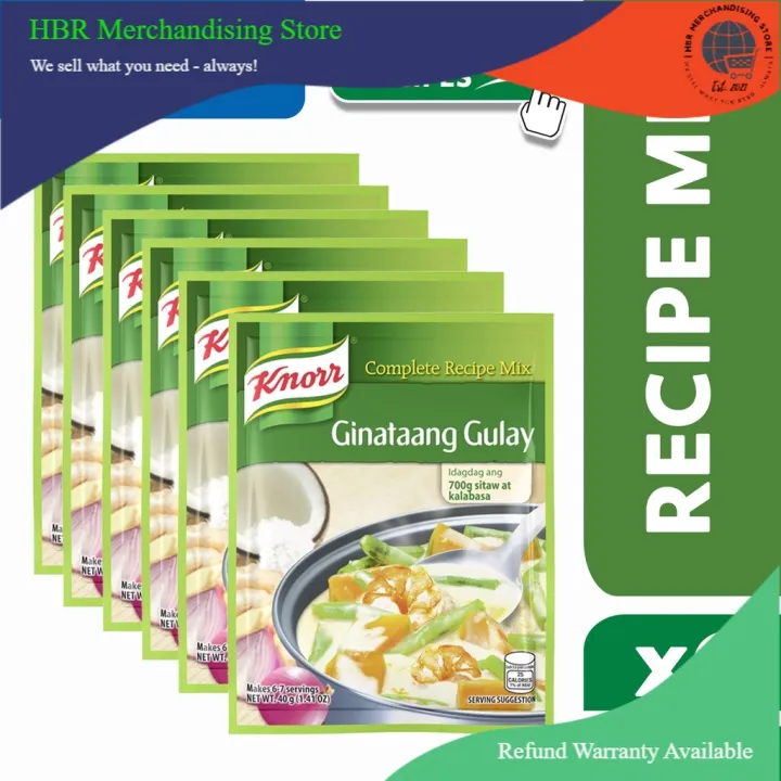 Knorr Mealmakers Ginataang Gulay Mix Made with Kakang Gata, Seasonings ...