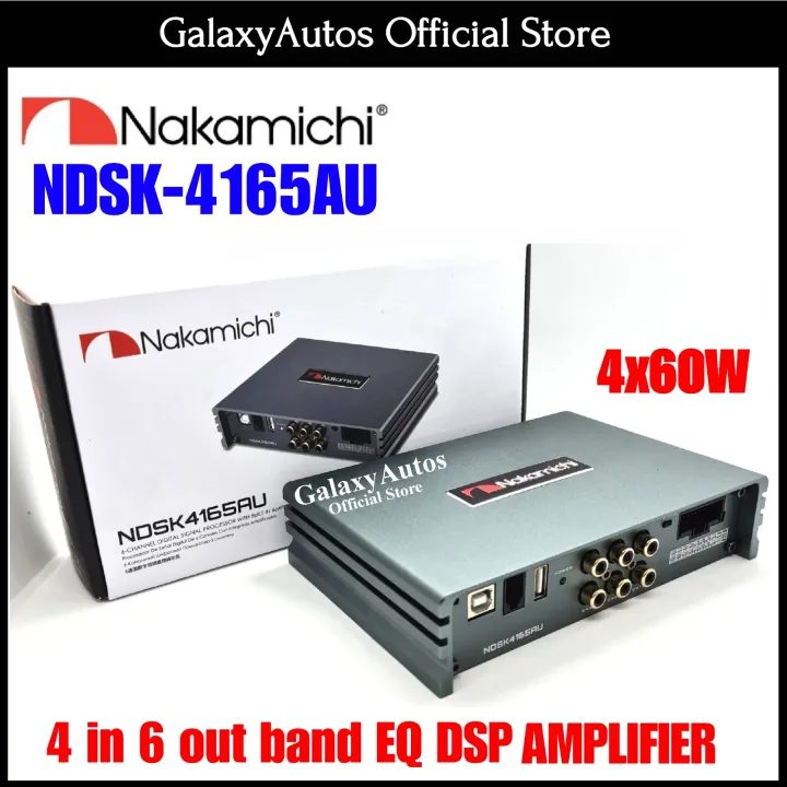 Nakamichi NDSK 4165AU DSP 6 Channel 15 Band EQ DSP Amplifier | Lazada