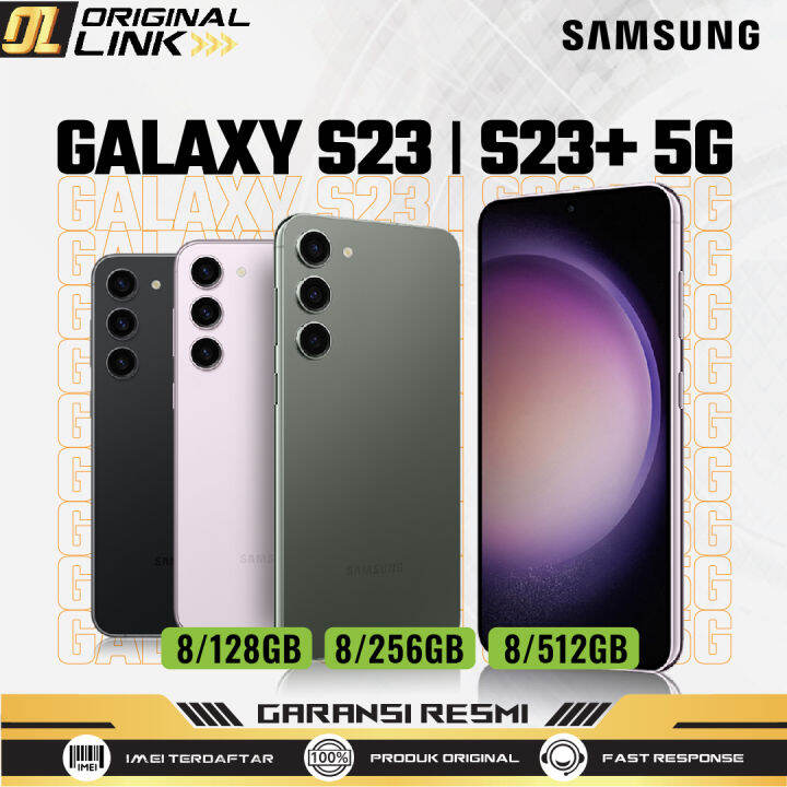 Samsung Galaxy S23 S23+ Plus RAM 8GB ROM 128GB 256GB 512GB Smartphone ...