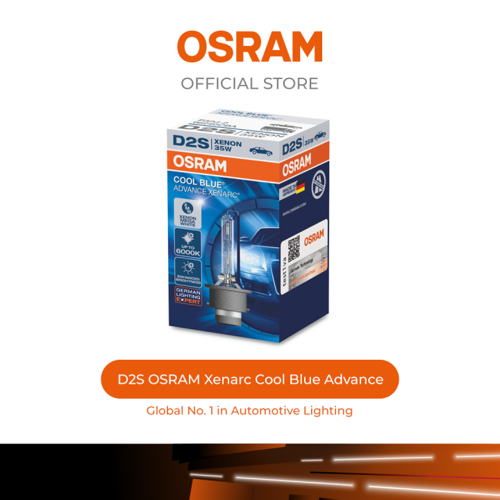 D2S OSRAM Xenarc Cool Blue Advance - Xenon upgrade (one piece) | Lazada
