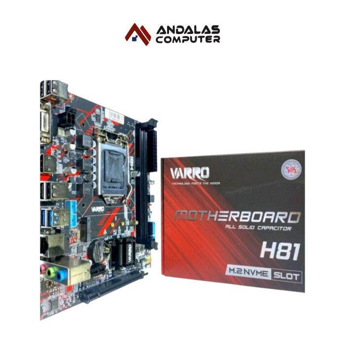Motherboard Mainboard Mobo H81 LGA 1150 DDR3 Varro | Lazada Indonesia