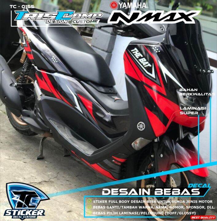 Decal Fullbody Nmax Old / New Desain Bebas Request Terbaru - Sticker ...