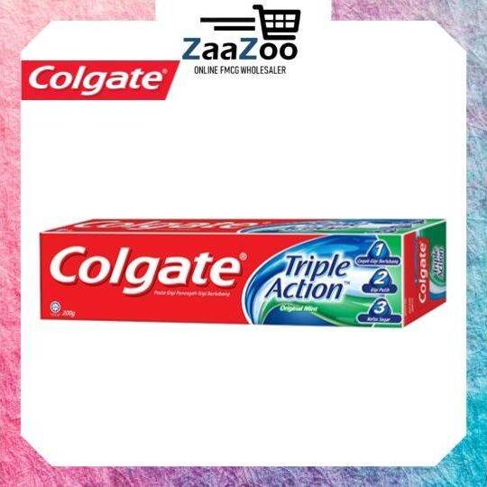 Colgate Triple Action Toothpaste 200g / Cavity Protection / White Teeth ...