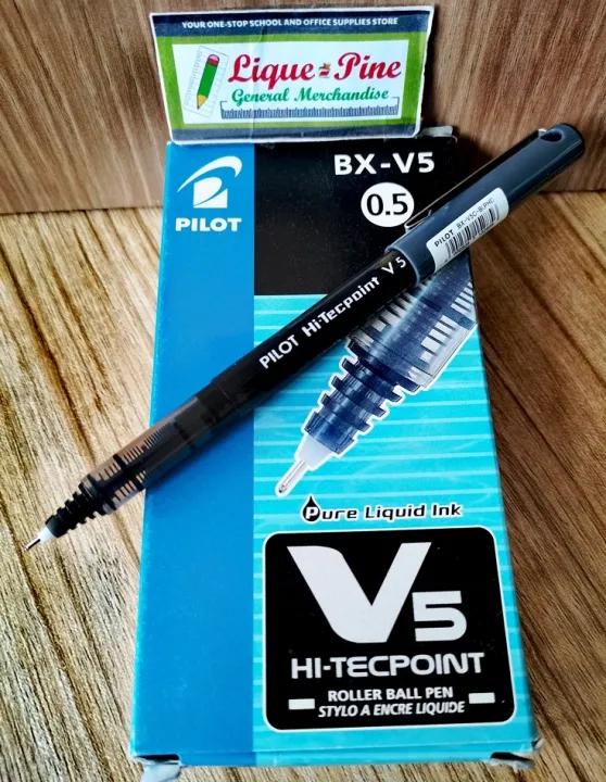 (LIQUE-PINE) PILOT HI-TECHPOINT V5 ROLLER BALL PEN 0.5 | Lazada PH