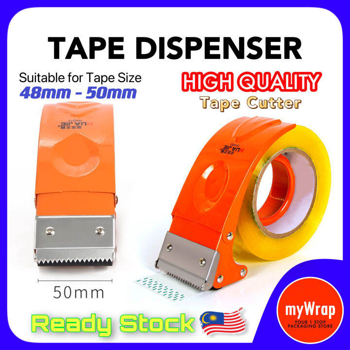 48MM Tape Cutter Dispenser Heavy Duty High Quality Metal OPP Hand Box ...