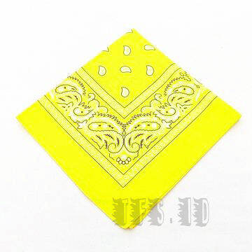 Premium Slayer Scarft Bandana Bahan Tebal Warna Kuning Sesuai dengan ...