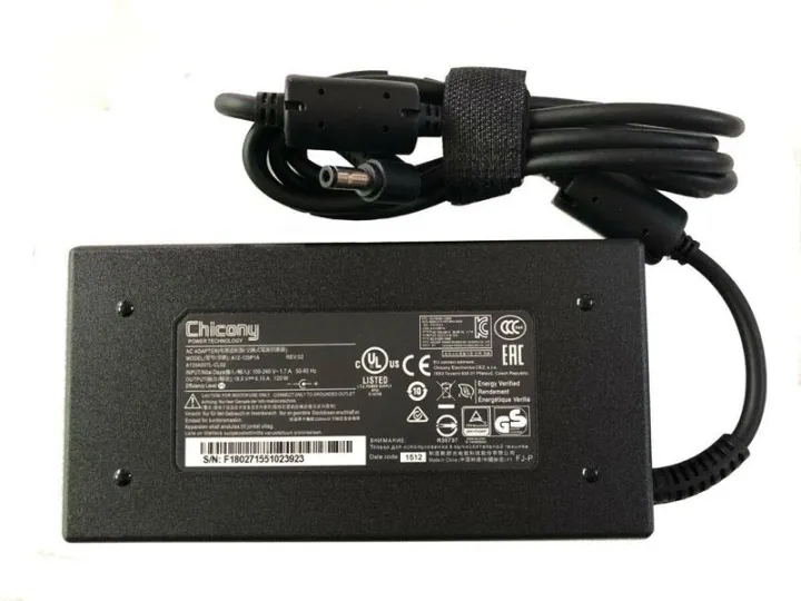 จัดส่งฟรีต้นฉบับ MSI โน๊ตบุ๊คเพาเวอร์อะแดปเตอร์ MS-16J5 MS-1759 MS-1757 ...
