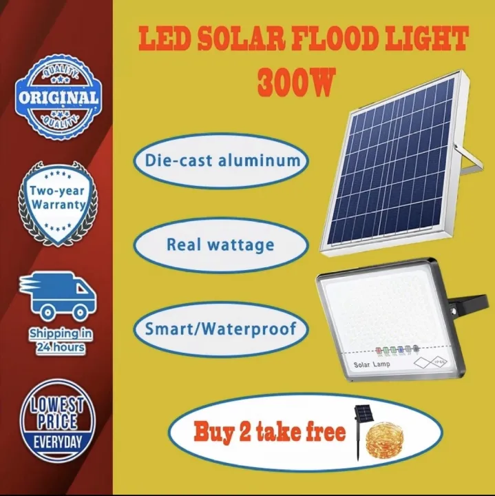 【🥇MALL】2000W solar light promo sale solar automatic night light LED ...