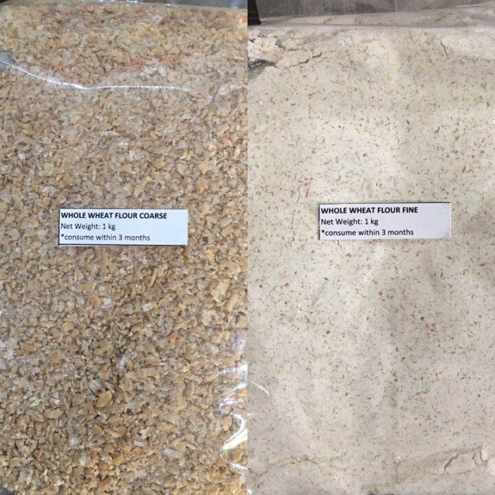 Whole Wheat Flour Coarse Fine 1kg Sourdough Golden Wheat | Lazada PH