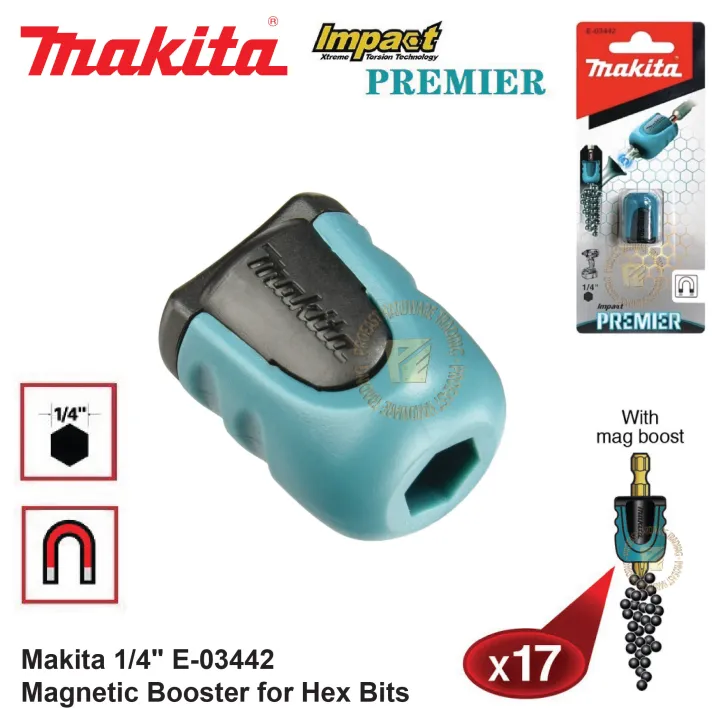 Makita Impact Premier E-03442 1/4" Magnetic Booster for Hex Bits | Lazada