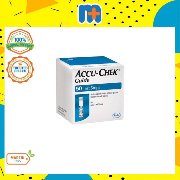 [MPLUS] ACCU-CHEK Guide Strips 25S | Lazada