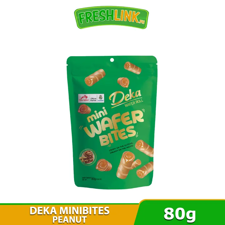 Deka Mini Wafer Bite Peanut 80g | Lazada PH