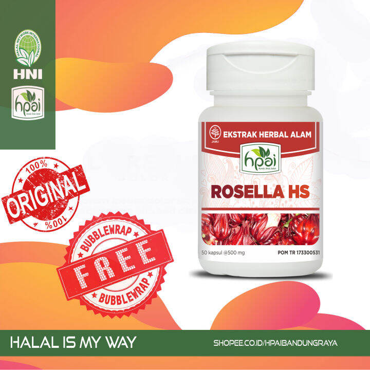 ROSELLA HS | Herbal Untuk Hipertensi Obesitas Kolestrol | Lazada Indonesia