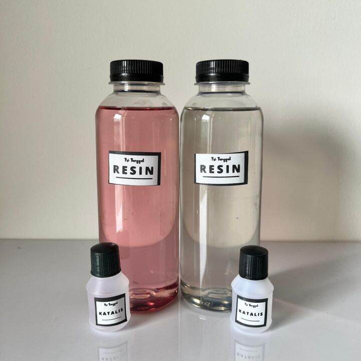 Resin 300 gram + Katalis 15 gram | resin dan katalis 1paket | resin ...