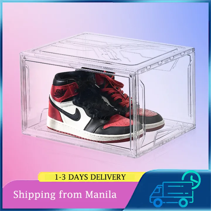 Acrylic Clear Shoebox Magnetic Side Drop by 4 Pieces | Lazada PH