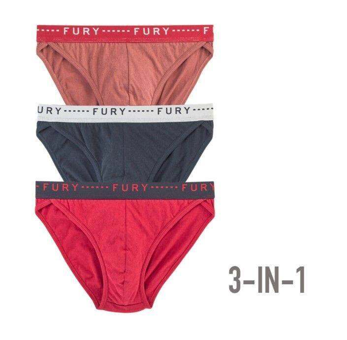 MSE Fury Mens Brief Murillo 3pcs Tangga 100% Cotton MMU | Lazada PH
