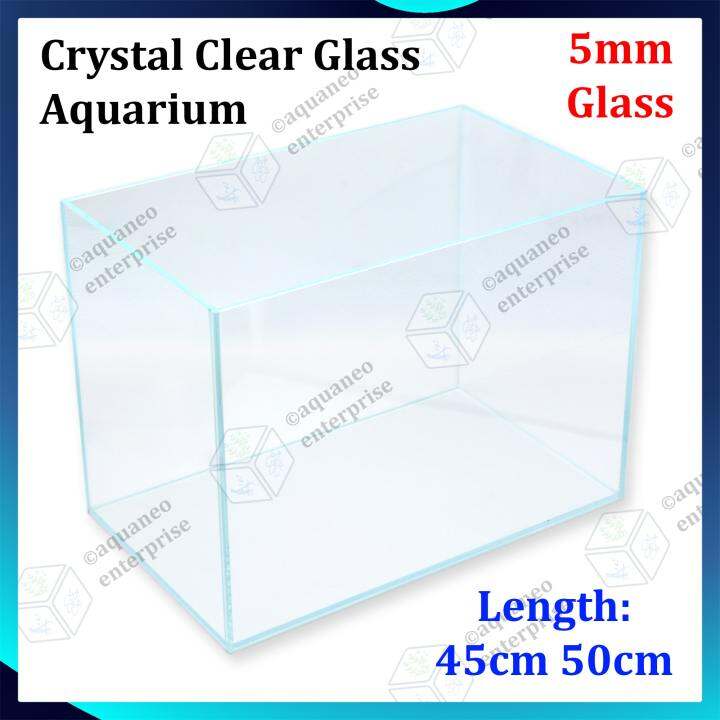 Crystal Clear Glass Aquarium Tank Fish Tank 45cm 50cm | 45x27x30cm ...