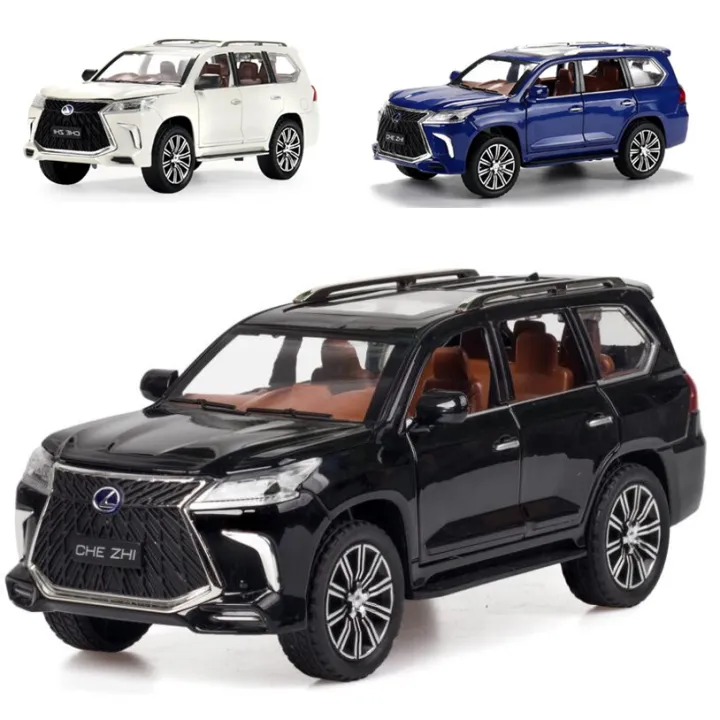 1:24 Lexus LX570 Diecast Vehicles Alloy Car Model Sound Light Pull Back ...