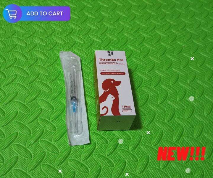 Thrombo Pro for Dogs and Cats 120 ML with Free Syringe | Lazada PH