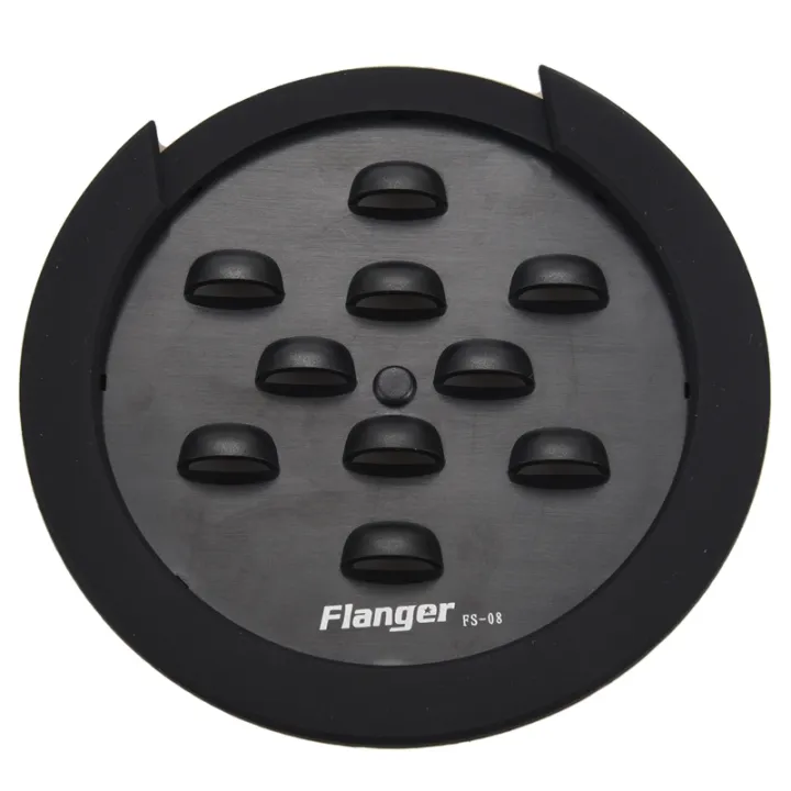 Flanger 100mm ABS Rubber Guitar Sound Cover Adjustable Acoustic Guitar ...