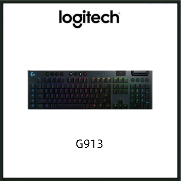 Logitech G913 LIGHTSPEED Wireless RGB Gaming Mechanical Keyboard For PC ...