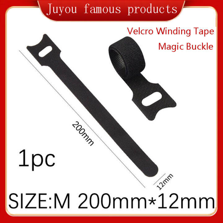 Velcro reusable T-shaped Velcro cable ties wire organizers magic tape ...