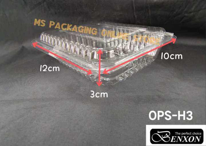 OPS - H3 /BENXON Plastic Tray [ 100pcs± ] Bakery Disposable Plastic ...