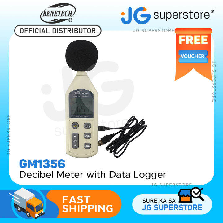 Benetech GM1356 Digital Sound Decibel Noise Level Meter Tester 30-130dB ...