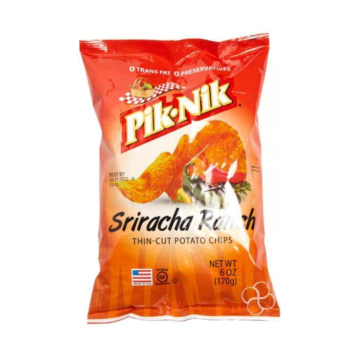 Pik-Nik Sriracha Ranch Thin-Cut Potato Chips 170g | Lazada PH