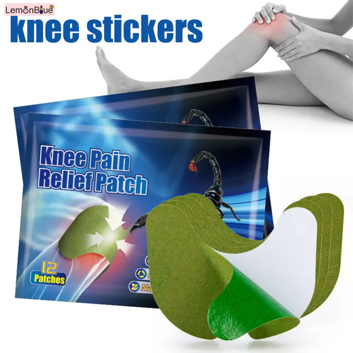 LemonBlue Knee Pain Relief Patch Wormwood Extract Plaster Rheumatoids ...