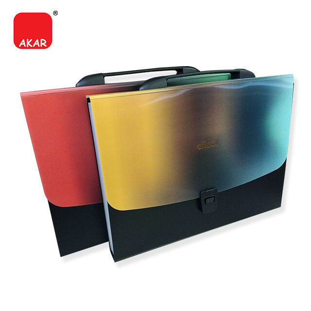 (3-Dimensional Colour Effect) A4 Size Expanding File 12'S Pocket ...