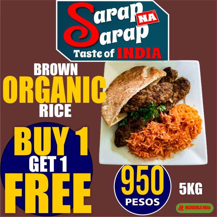SARAP NA SARAP Brown Organic Rice 5Kg Buy 1 Get 1 Free( This is not ...