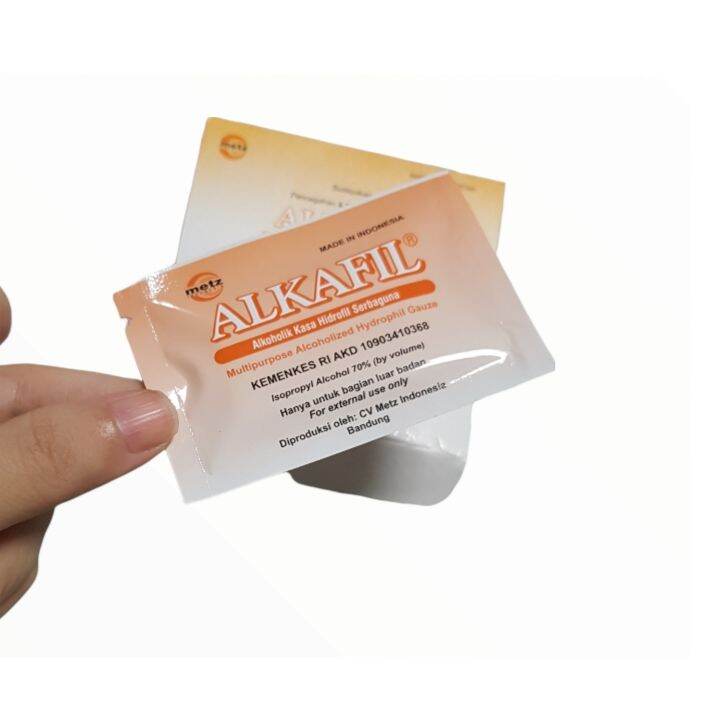 Alkafil Sachet Kasa Alkohol serbaguna | Lazada Indonesia