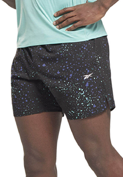 REEBOK Strength Allover Print กางเกงออกกำลังกายขาสั้นผู้ชาย | Lazada.co.th