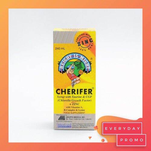 Cherifer Syrup Taurine & CGF + ZINC 240ml | Lazada PH