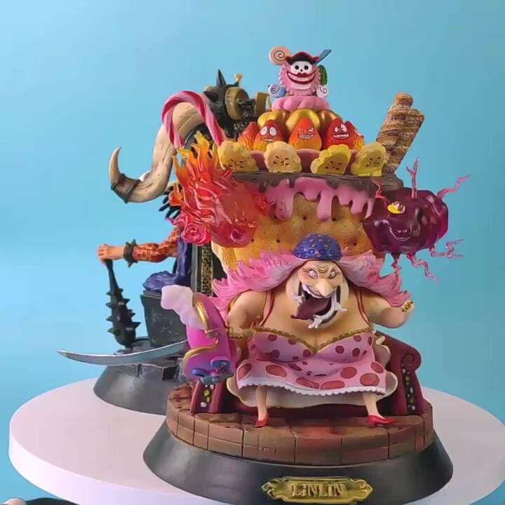 Four Emperors Captain Figure 22-24cm GK Sitting Throne Big Mom Shanks ...