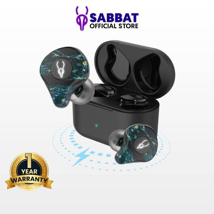 Sabbat E12 Ultra Marble Series (Dream Stone) TWS Qualcomm Bluetooth 5.2 ...