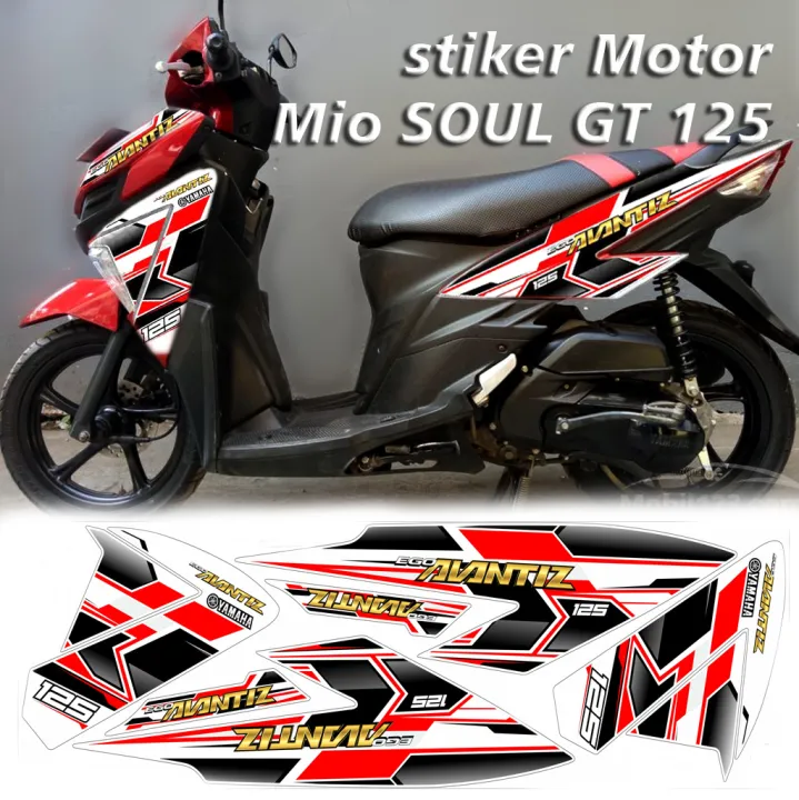 Stiker Motor Yamaha MIO SOUL GT 125 Variasi Keren Lis Motor | Lazada ...