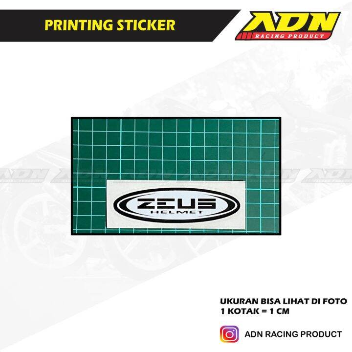 Stiker Zeus Helmet Logo | Lazada Indonesia