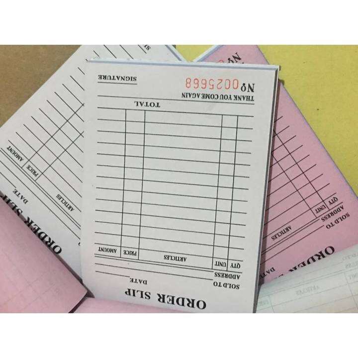 DELIVERY RECEIPT Resibo 1/2 size(vertical) 60 sheet duplicate and ...