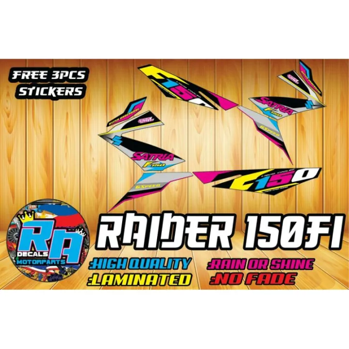 sticker decals motorcycle Raider 150 FI Thai Look Decals | Lazada PH