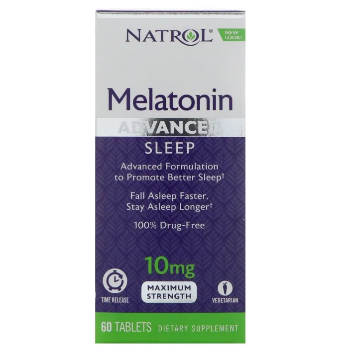 Natrol Advanced Sleep Melatonin 10mg, Time-Released 60 tablets | Lazada PH