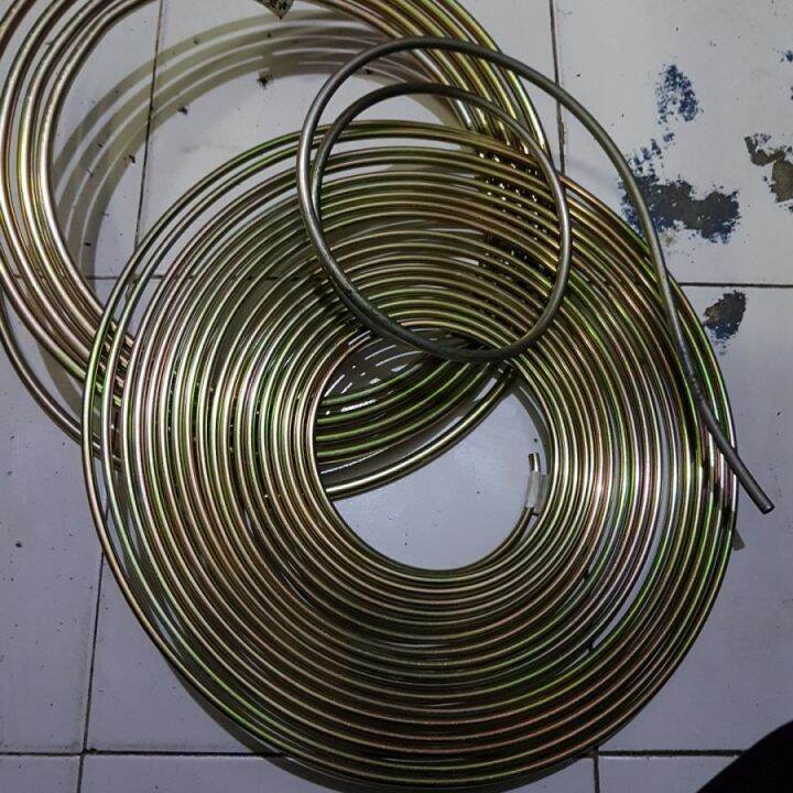 ledeng pipa besi 6mm 1/4" diameter luar steel tubing recoil roll 15mtr ...