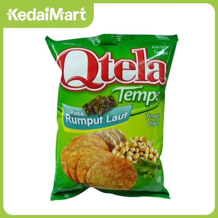Qtela Keripik Tempe Rumput Laut 55 Gram | Lazada Indonesia
