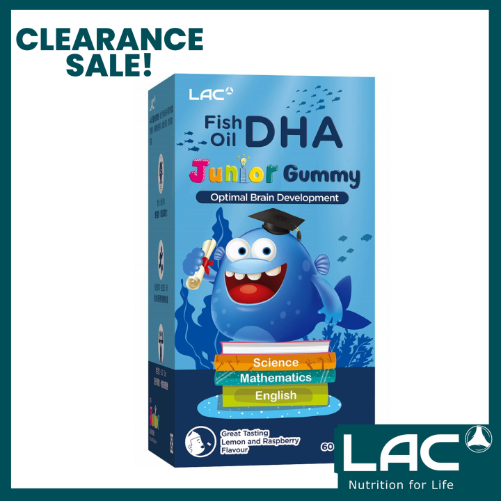LAC DHA Junior 60 Gummies (best by: January 2024) | Lazada PH