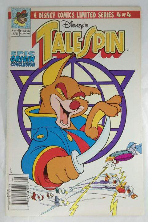 Talespin 4 Published Jan 1991 by Walt Disne y Productions Comic BOOK ...
