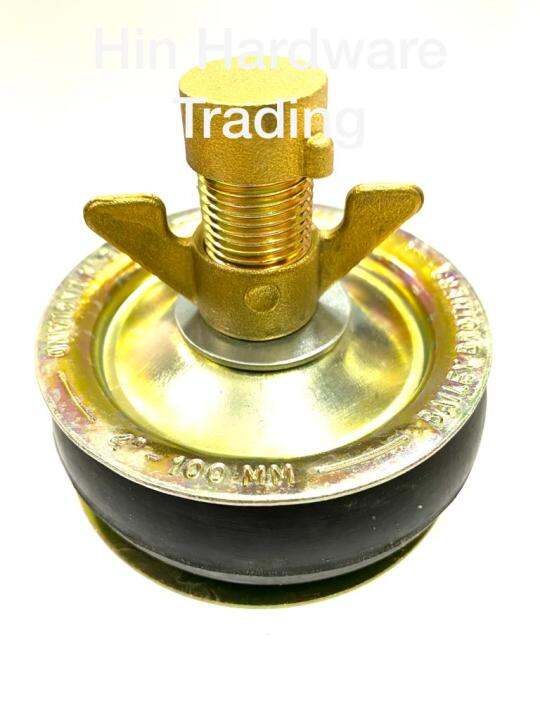 4" Steel Drain Testing Plug With Metal End Cap MADE IN ENGLAND TP04 ...